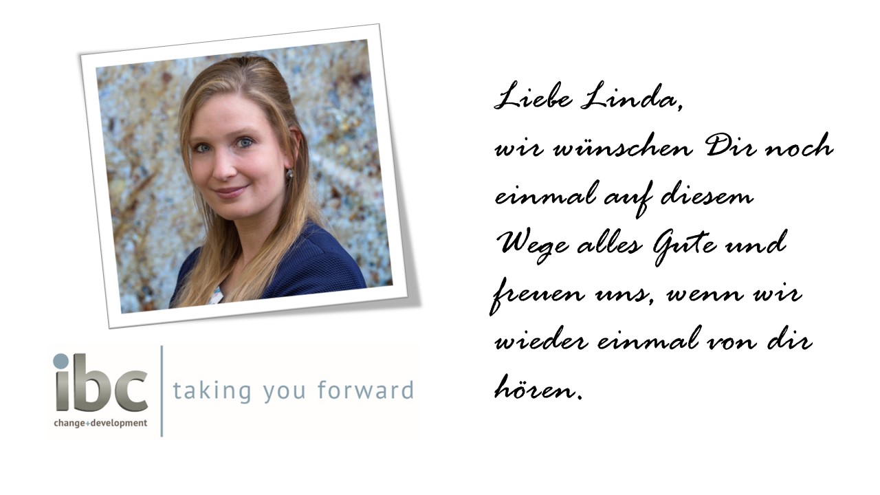 Abschied von unserer Kollegin Linda – ibc AG
